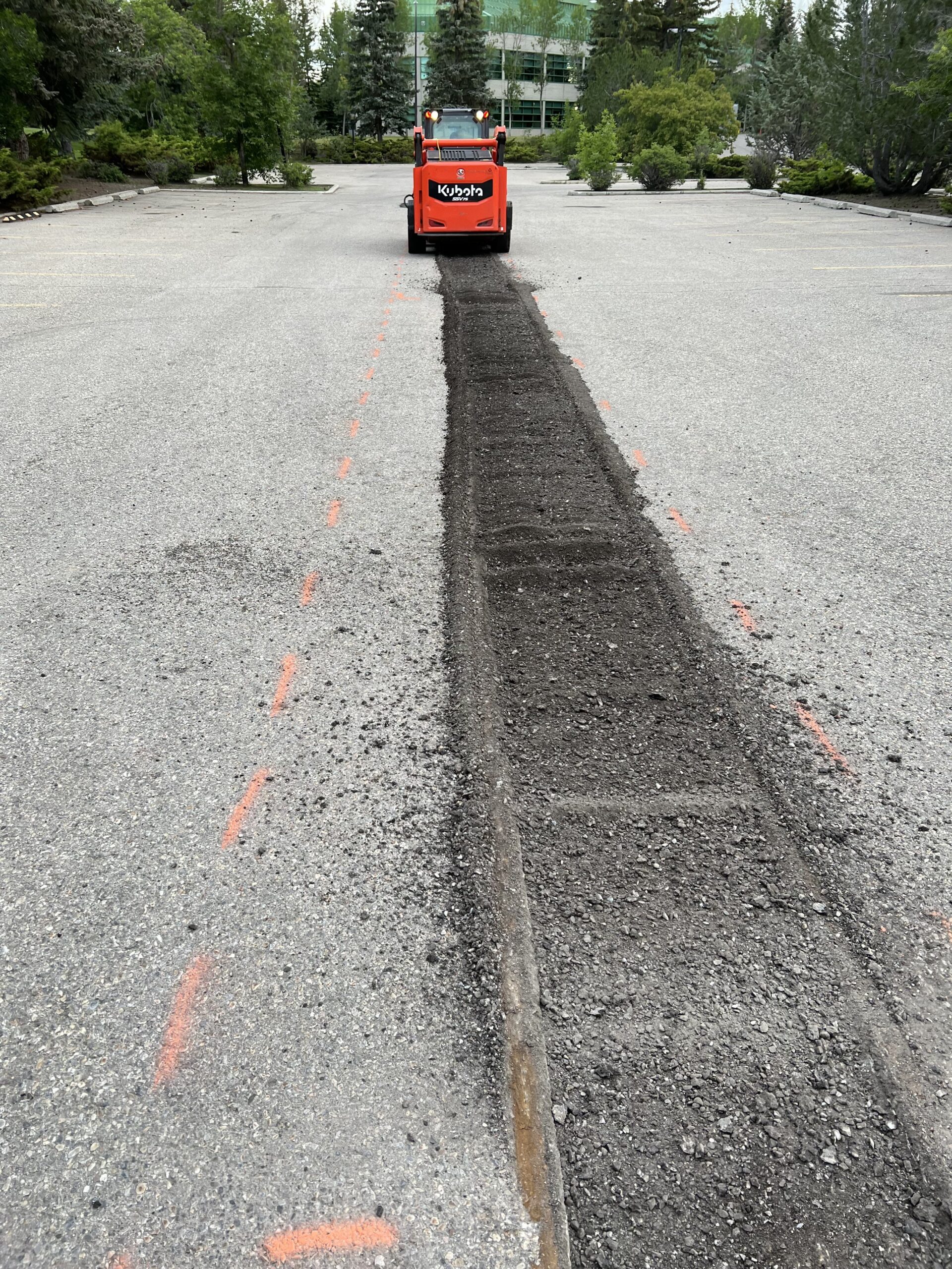 Prep and install of a swale | LECM